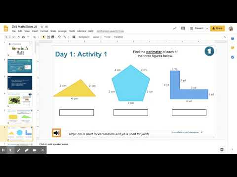 Gr3 Math Slides J8 Google Slides Youtube