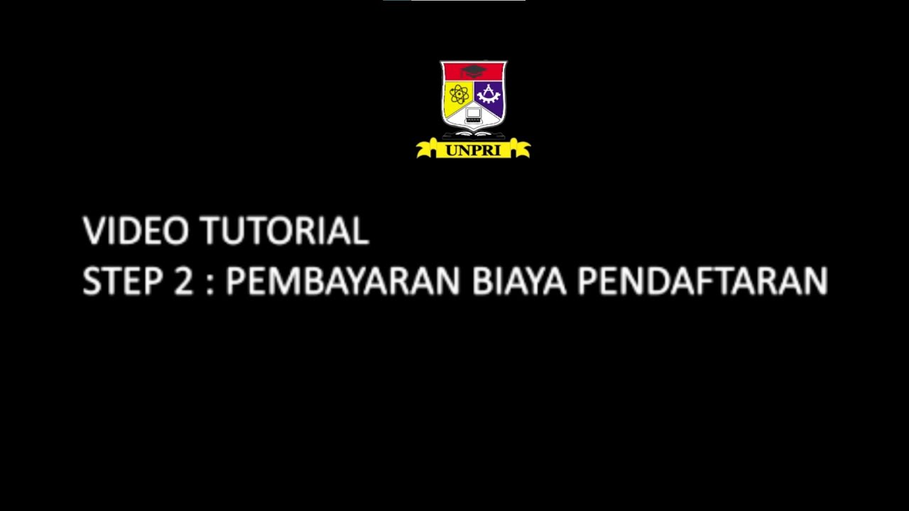 Video Tutorial Pendaftaran Online Step 2 Youtube