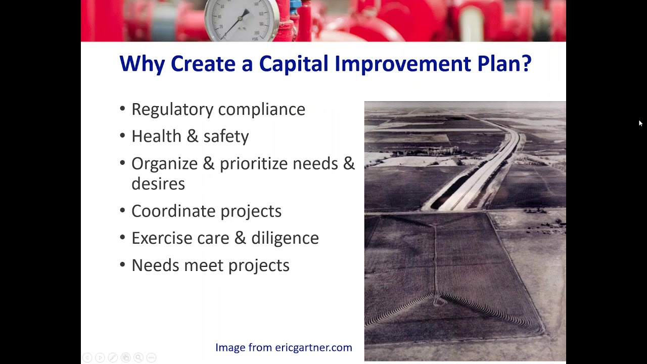 Ask The Expert Capital Improvement Planning Youtube