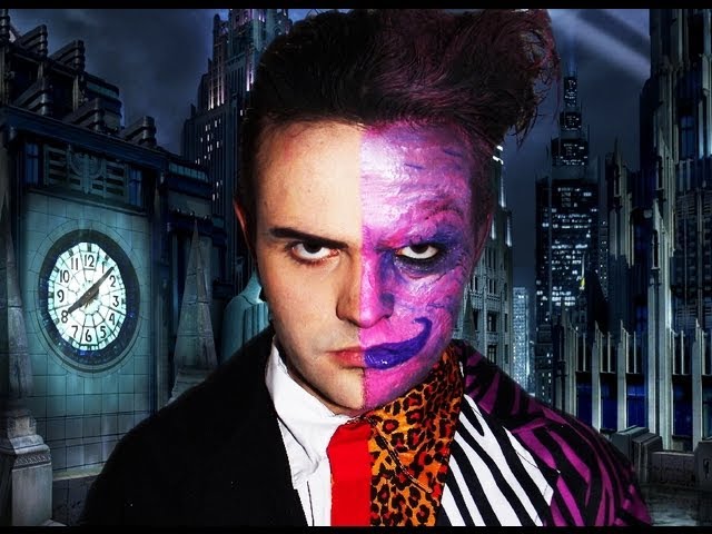 Two Face Makeup Batman Forever Saubhaya Makeup
