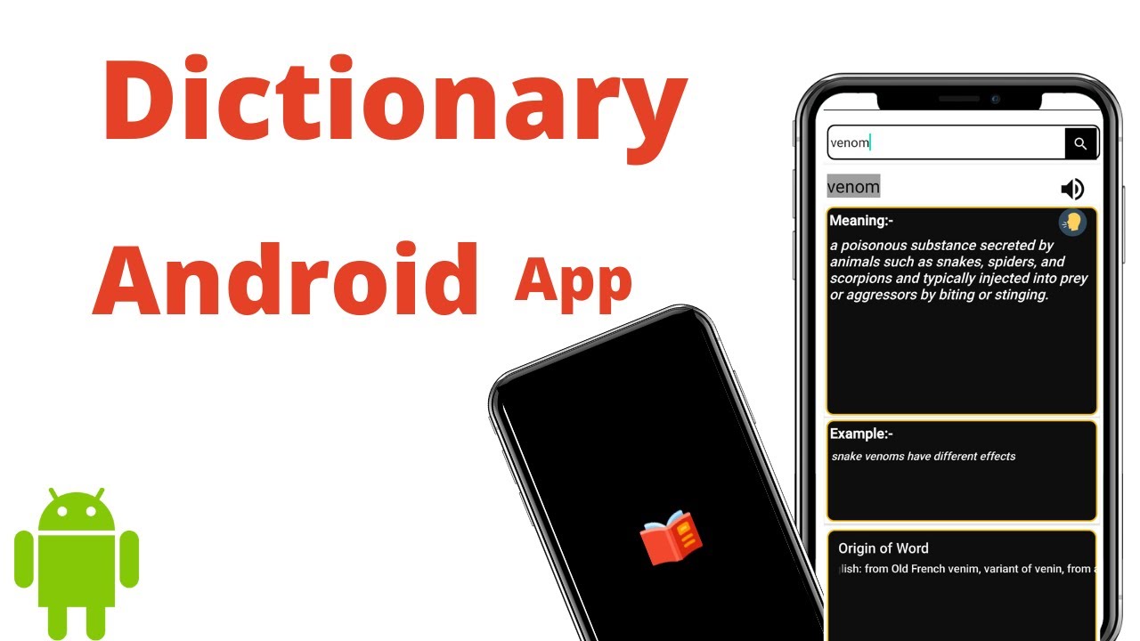 Short Intro Upcoming Android Dictionary App Tutorial Youtube