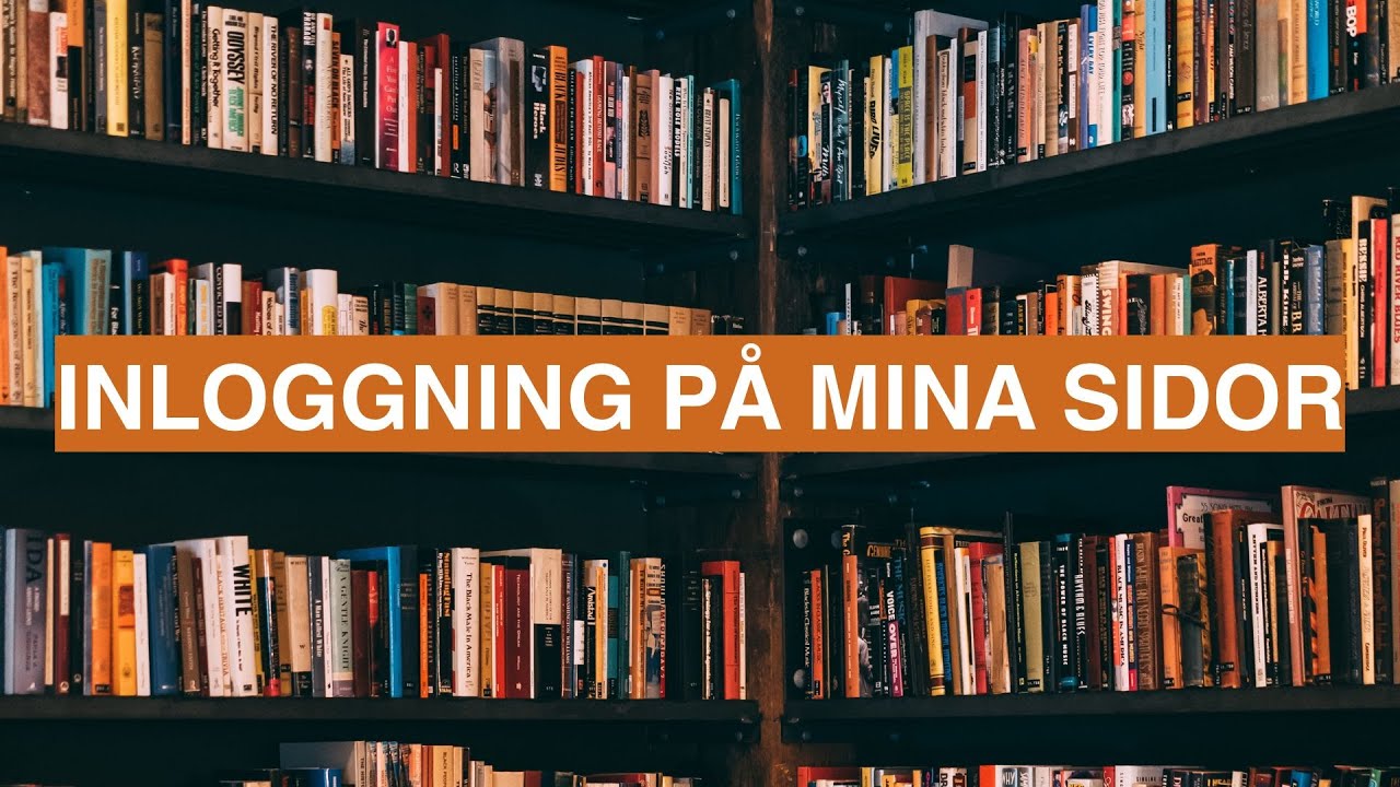 Så Här Loggar Du In På Mina Sidor Youtube