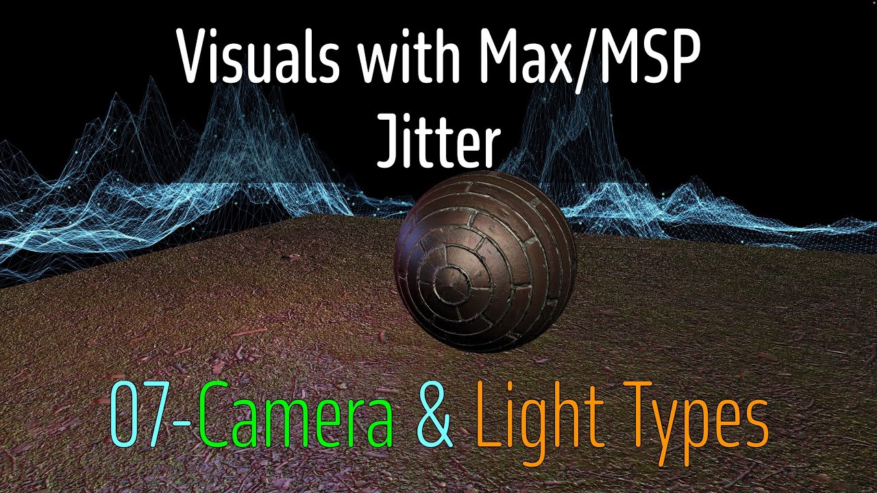 Jitter In Max Msp Beginner Course 07 Virtual Camera Light Types