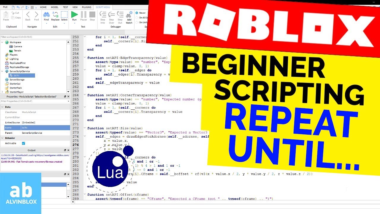 Repeating Repeat Until Roblox Beginner Scripting 16 Youtube