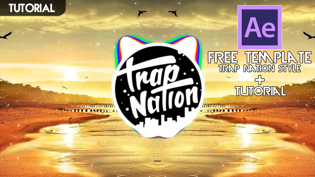 Turorial Free Template Audio Spectrum Trap Nation Style Tutorial