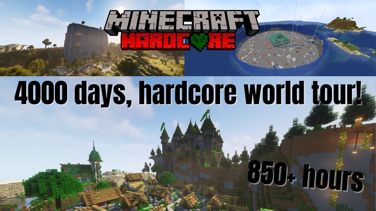 4000 Days In Hardcore Minecraft World Tour Youtube