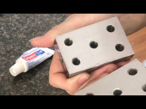 Using Toothpaste As Lapping Compound For Precision Surface Treatment
