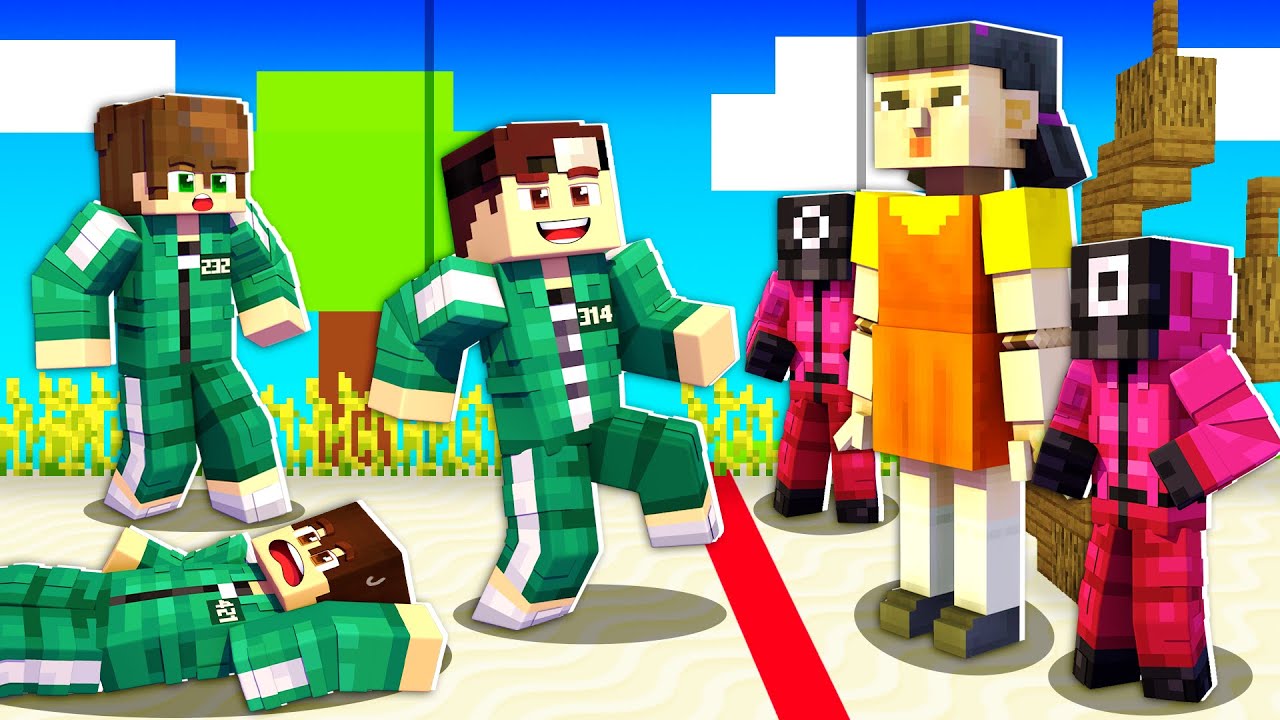 Squid Game στο Minecraft Youtube