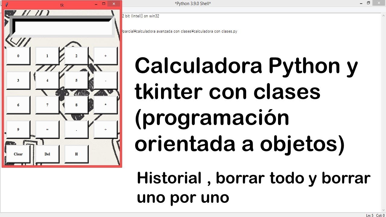 Python Calculadora Con Tkinter Youtube