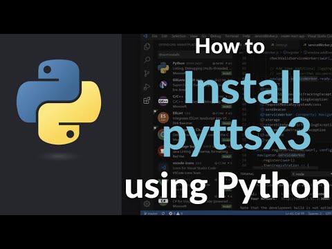 How To Install Pyttsx3 In Python Fix Installation Errors Use Tts On