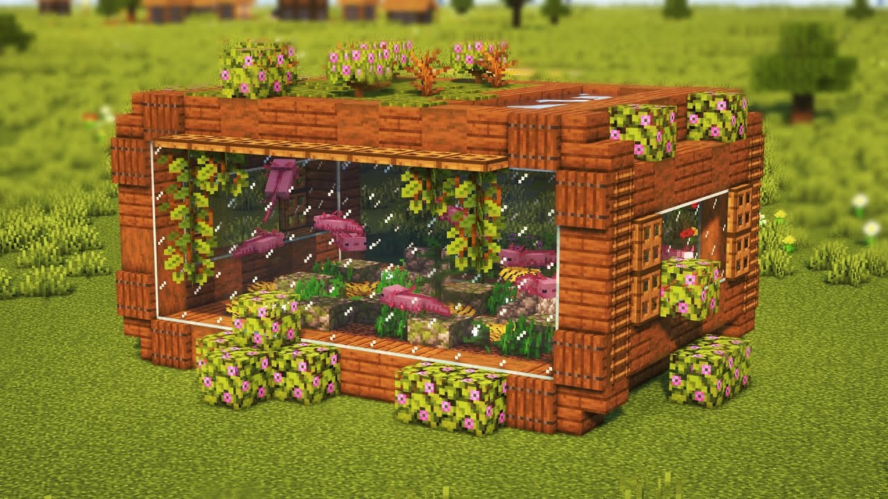 How To Make An Axolotl Aquarium In Minecraft At Kenneth Hyde Blog