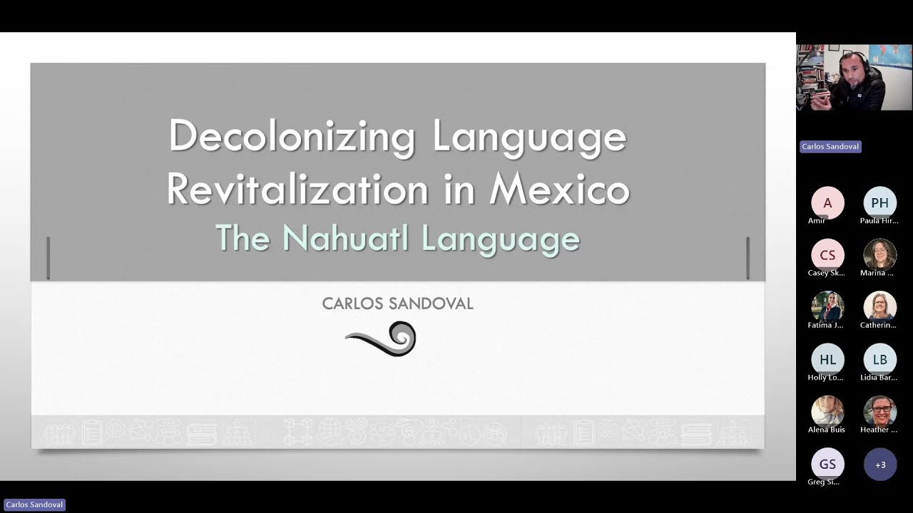 Arts Speaker Series Decolonizing Language Revitalization In Mexico