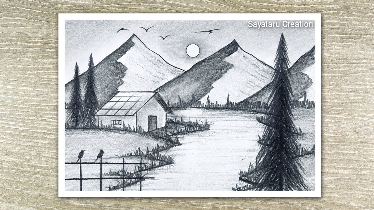 42 Easy Landscape Drawing Ideas For Beginners Artistic 58 Off