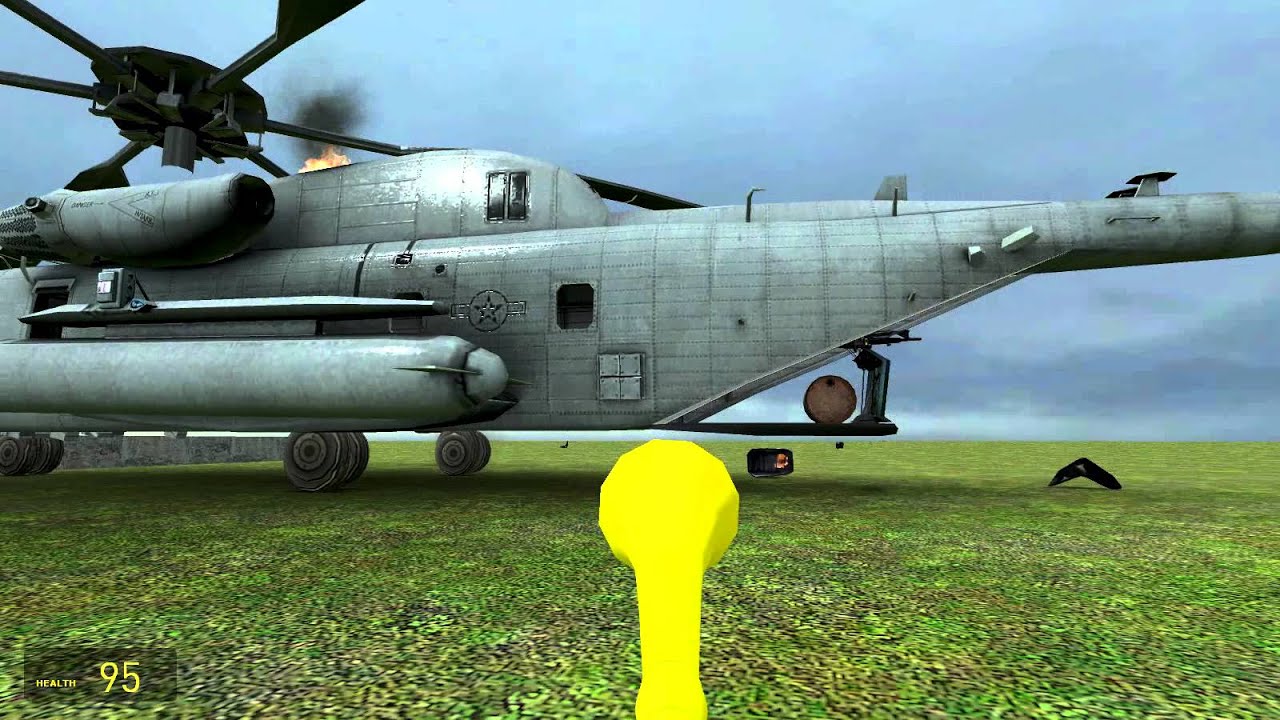 Garry S Mod Helicopter Vuvuzela Dance Youtube