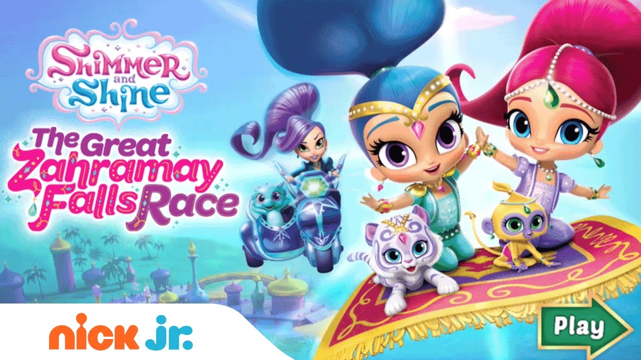 Shimmer And Shine Free Great Zahramay Falls Race Game Games Nick