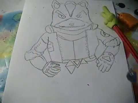 How To Draw Starfox Part 1 Youtube