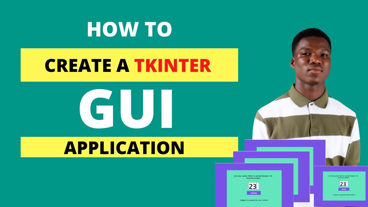Create A Gui App With Python Tkinter Step By Step For Beginners Youtube