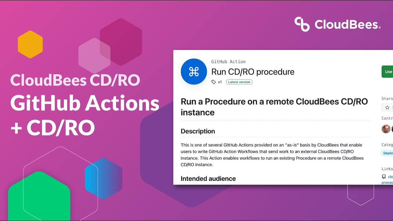 New Github Actions For Cloudbees Cd Ro Youtube