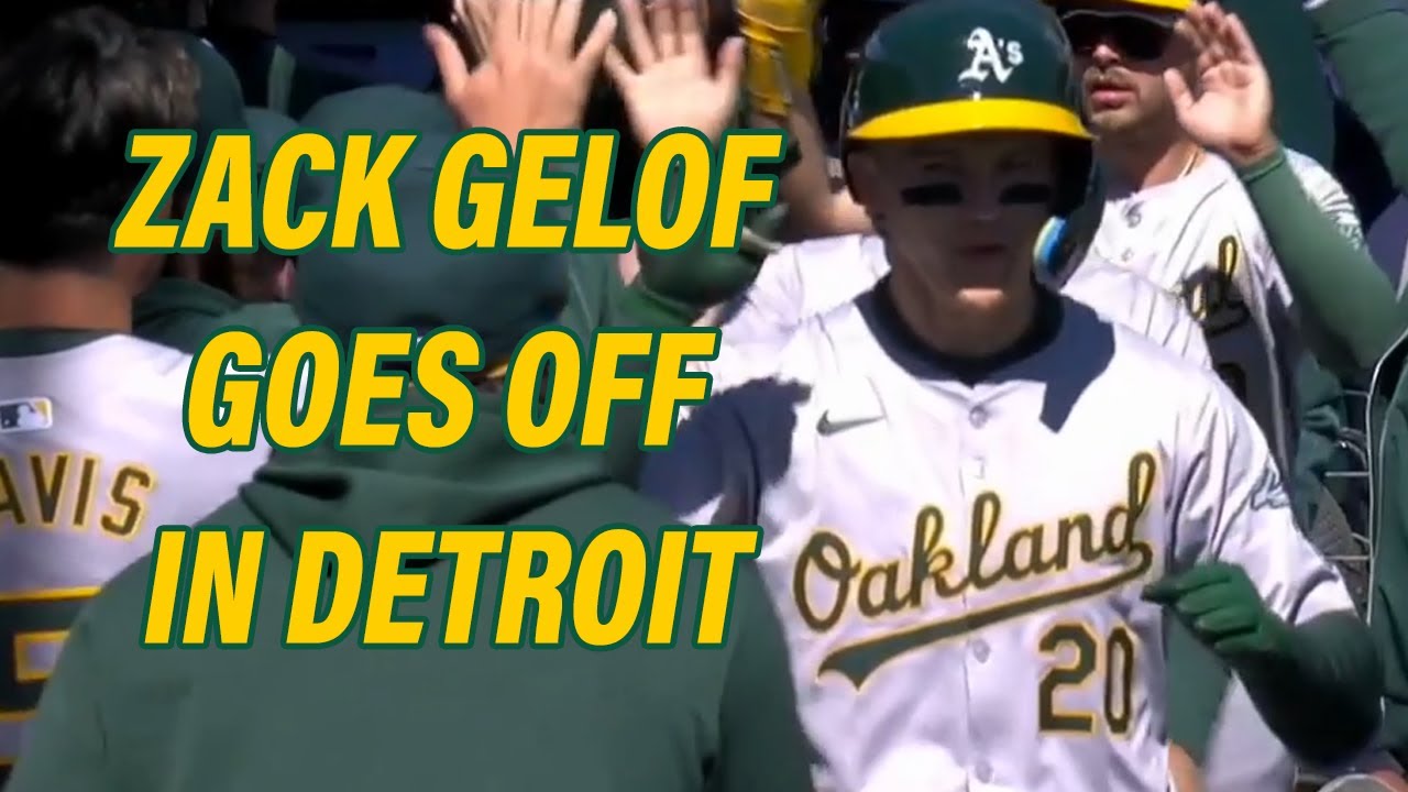 Zack Gelof Powers A S Past Tigers With Home Run Triple 4 7 24