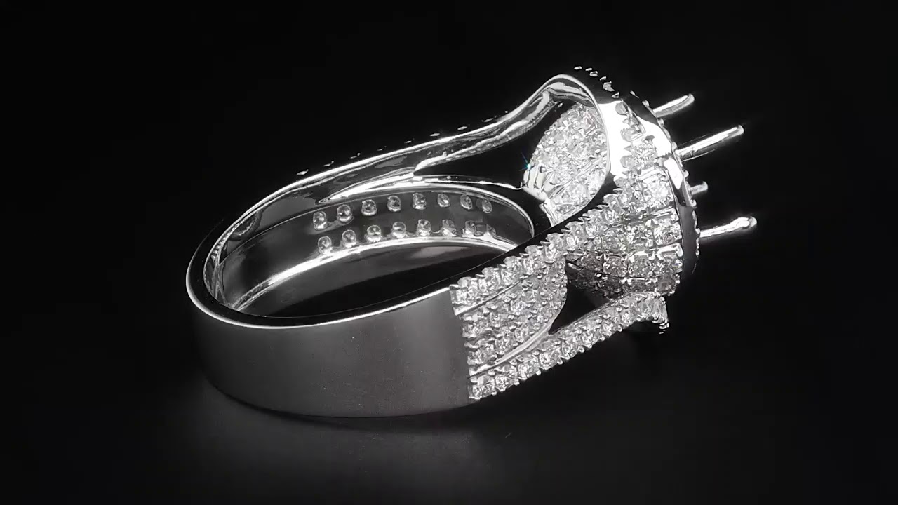 Blue Ray Diamonds Super Halo Youtube