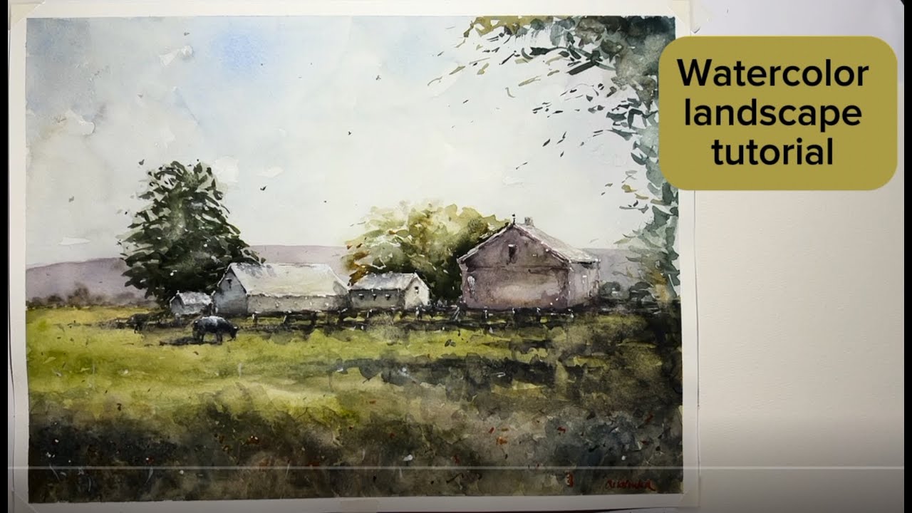 Watercolor Painting Tutorial Youtube