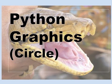500 Python Graphics Simple Circle Example Youtube