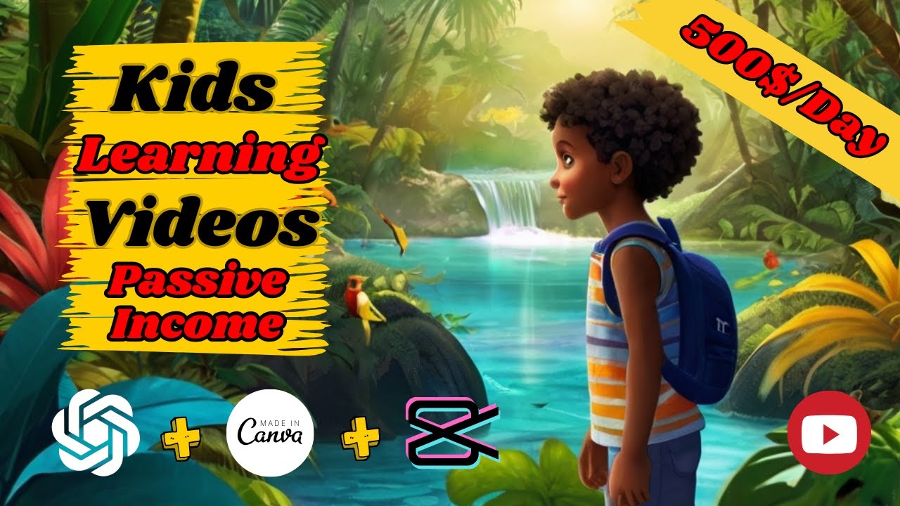 Earn Passive Income By Creating Kids Learning Videos Using Ai And Canva