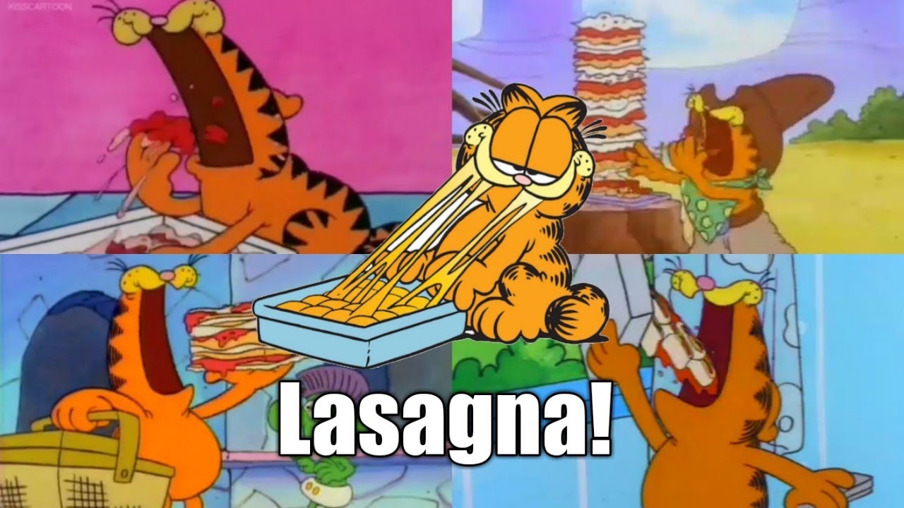 Garfield Eating Lasagna Can Cats Eat Lasagna Eater
