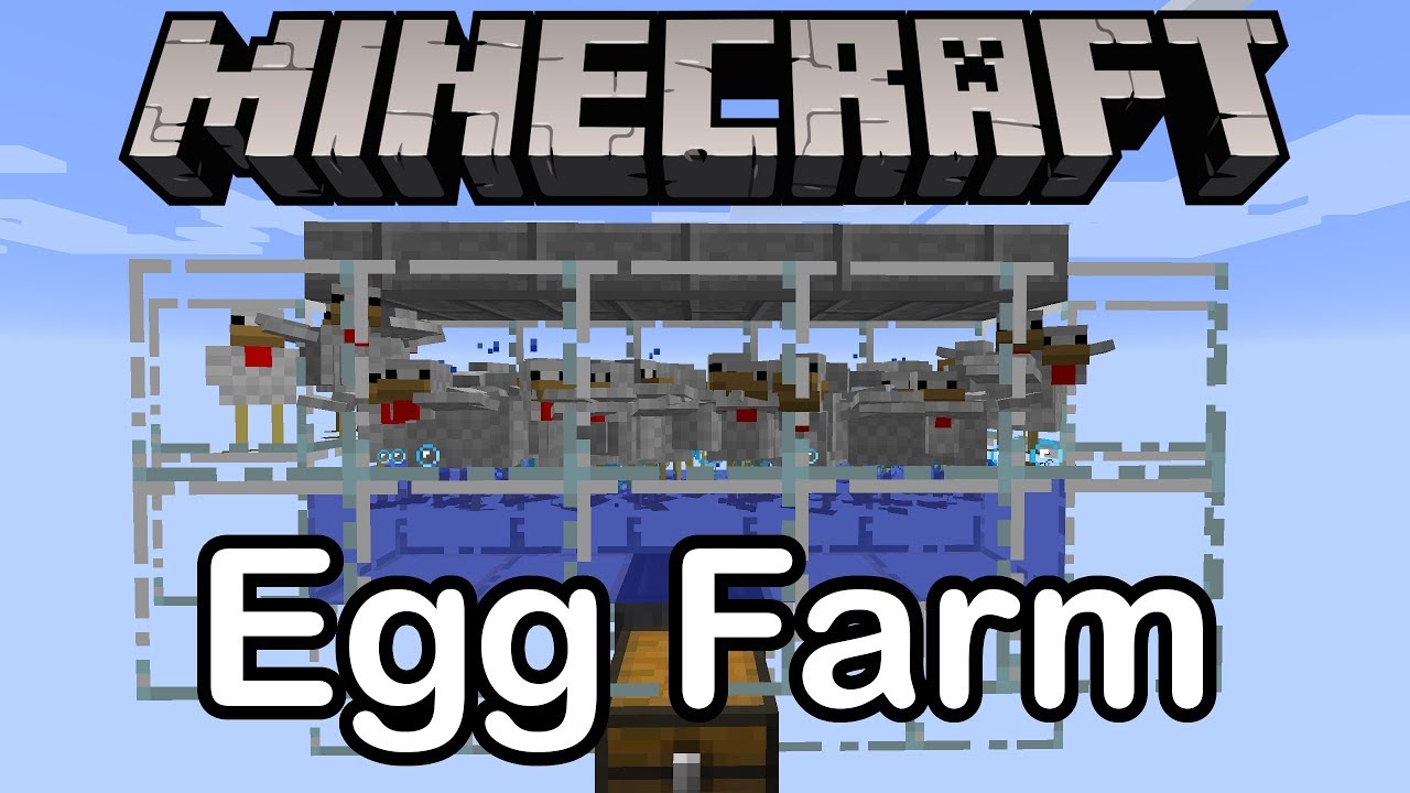 How To Build An Egg Farm In Minecraft Youtube