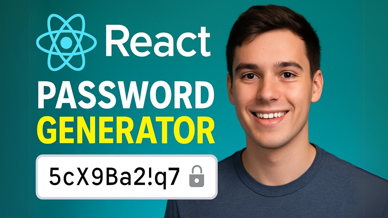 React Password Generator Beginner React Project Tutorial Youtube