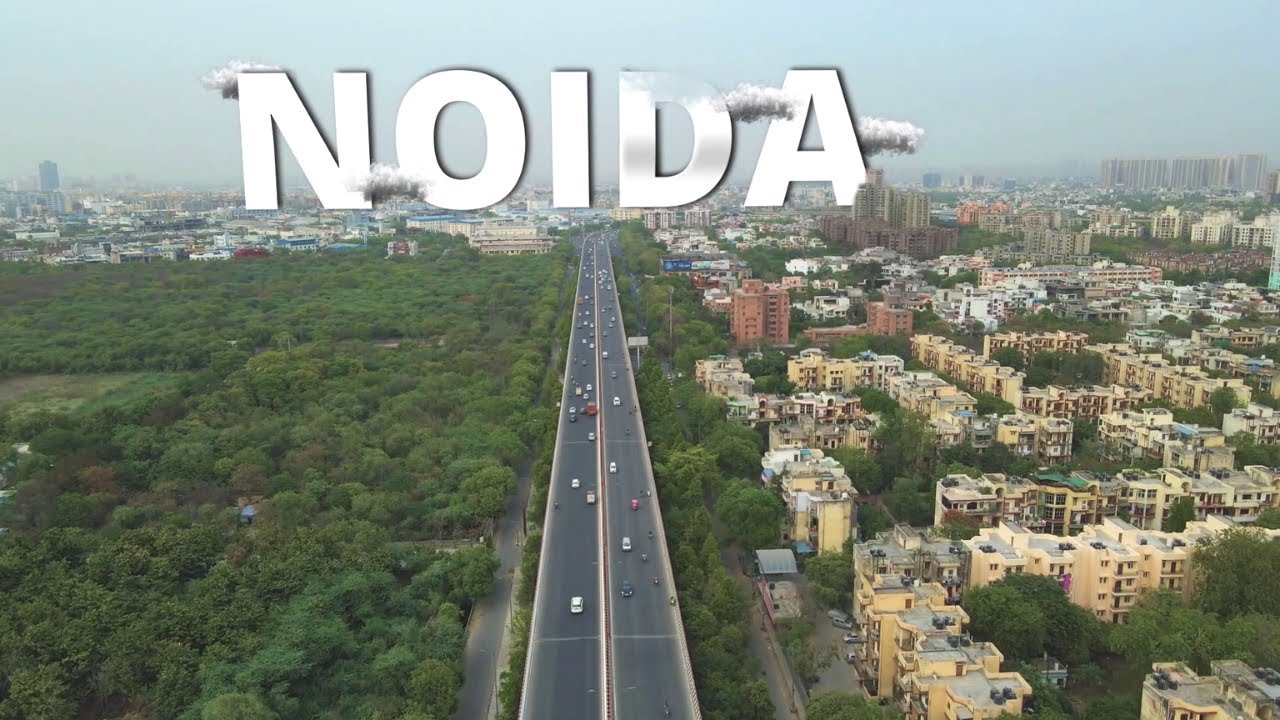 Noida City 4k Cinematic Drone View L Noida City Aerial View L Noida
