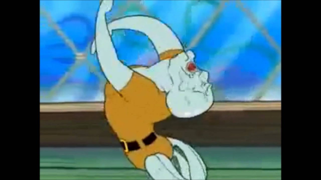Beautiful Squidward Falls To Fitting Music Youtube