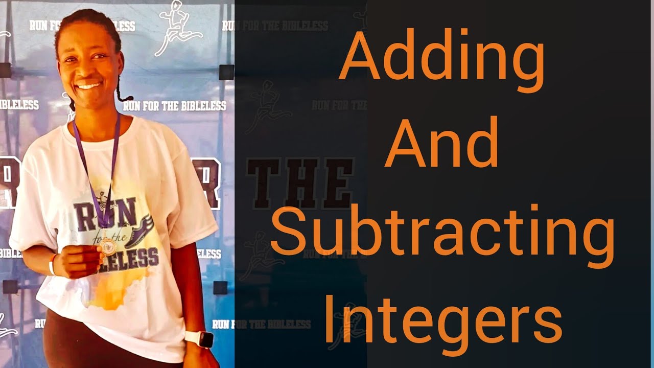 Adding And Subbtracting Integers Part 1 Youtube