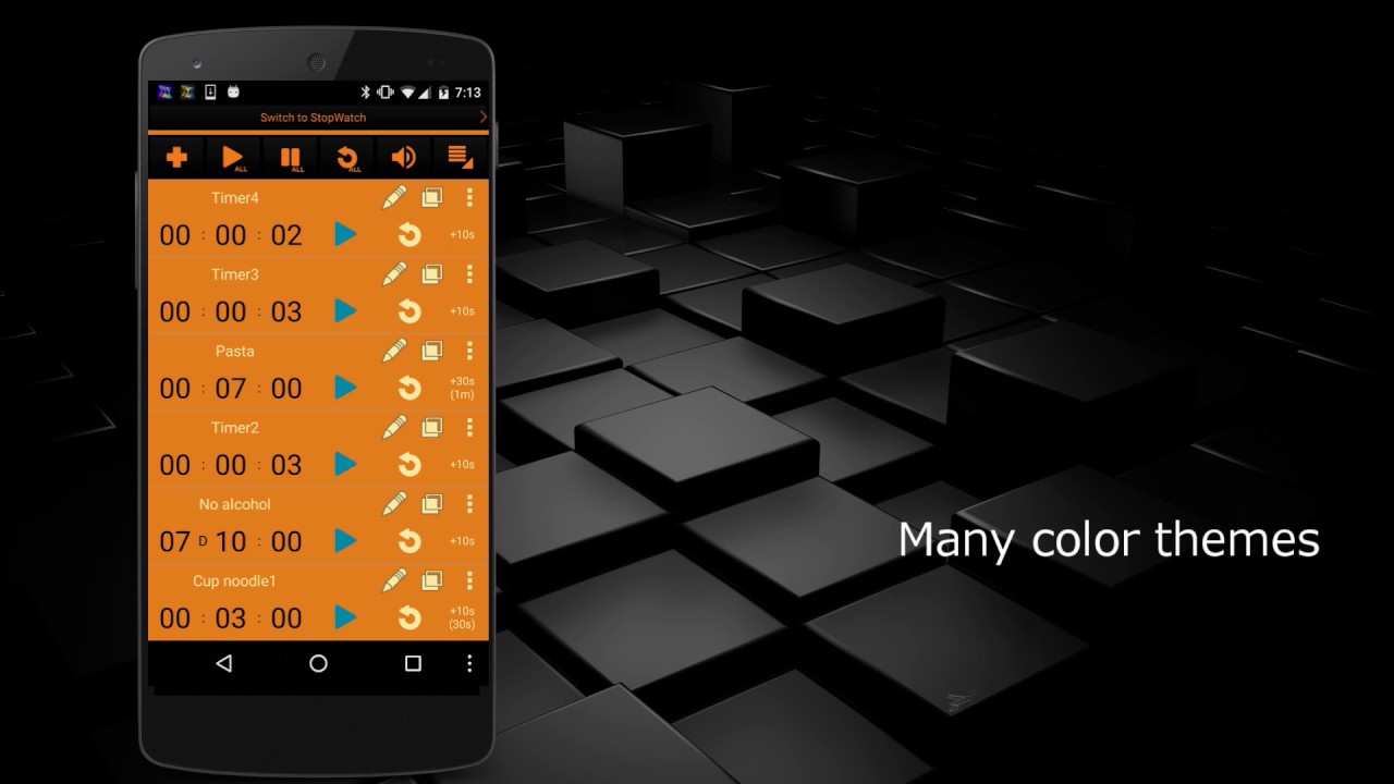 Multi Timer Application For Android Youtube