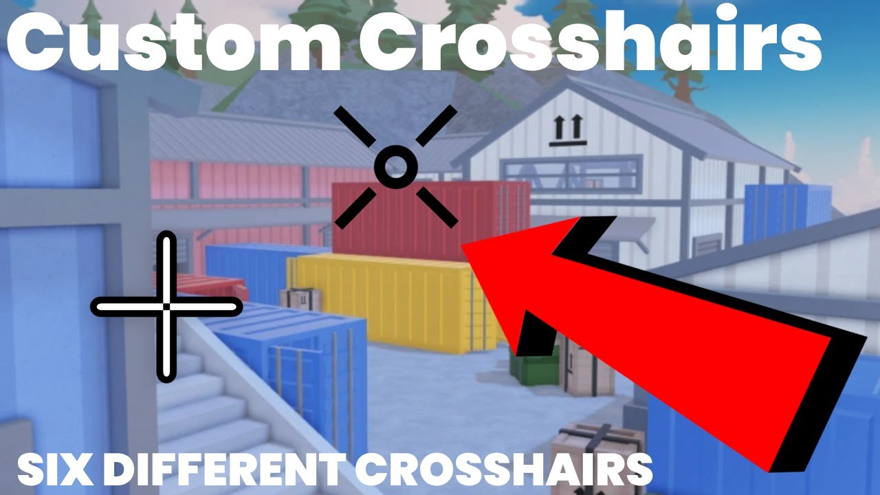 Custom Crosshairs In Roblox Rivals Youtube