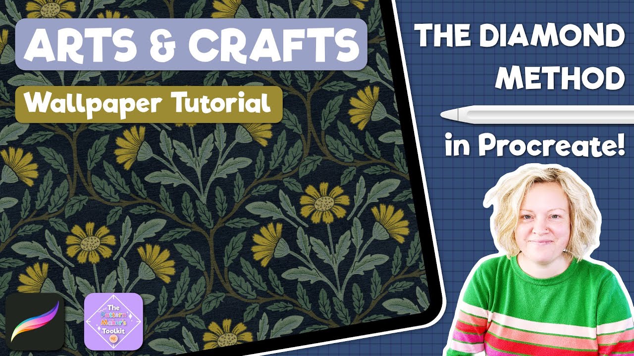 Create A William Morris Inspired Arts Crafts Wallpaper In Procreate