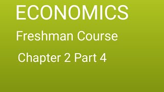 Economics Freshman Course Chapter 4 Part 2 Bilal Tutorial Tube Mp3
