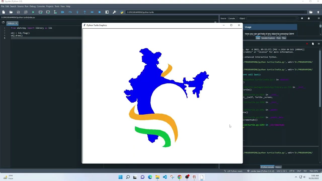 Draw India Map With Python Youtube