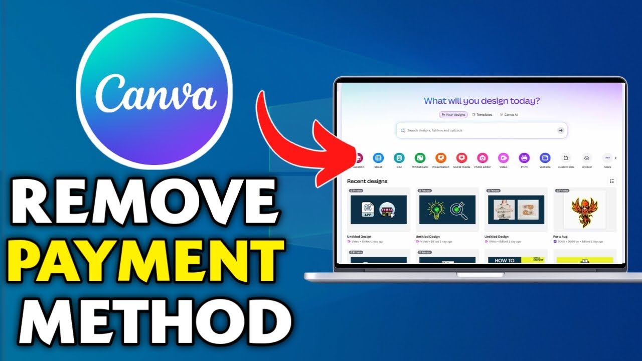 How To Remove Payment Method On Canva How To Remove Payment Method