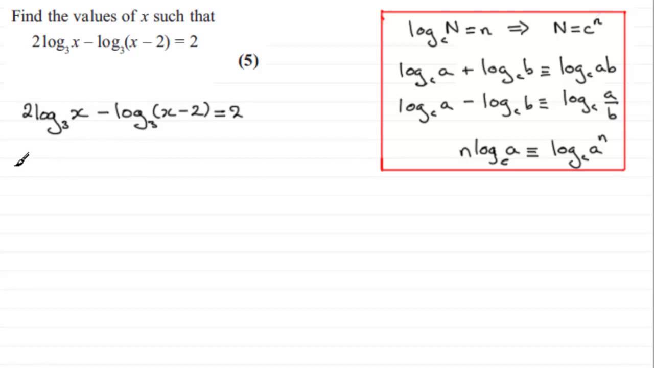 Basic Logarithm Problems At Anna Octoman Blog