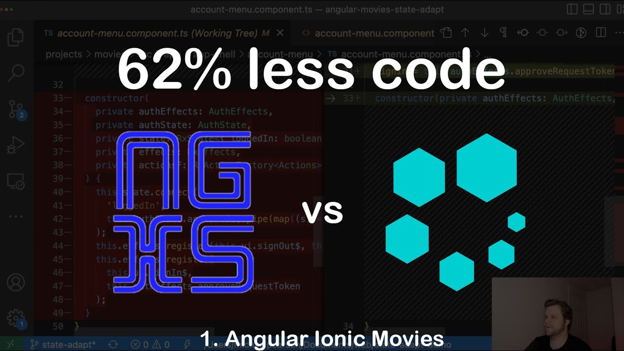 Ngxs Vs Stateadapt 1 Angular Ionic Movies Youtube