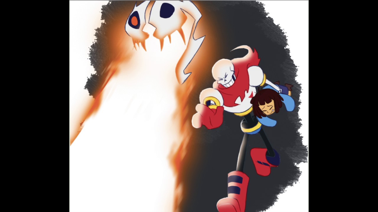 Papyrus Uses Gaster Blaster Youtube