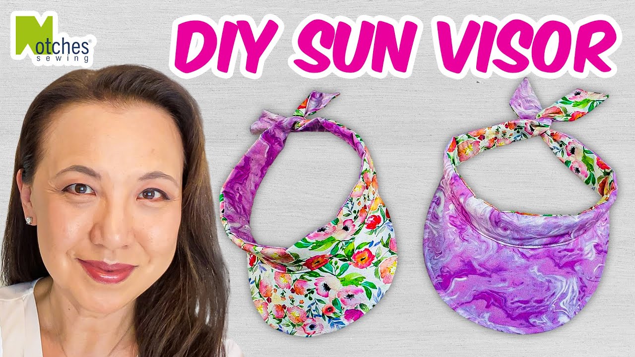 How To Make A Sun Visor With Wired Headband Easy Diy Spring Summer