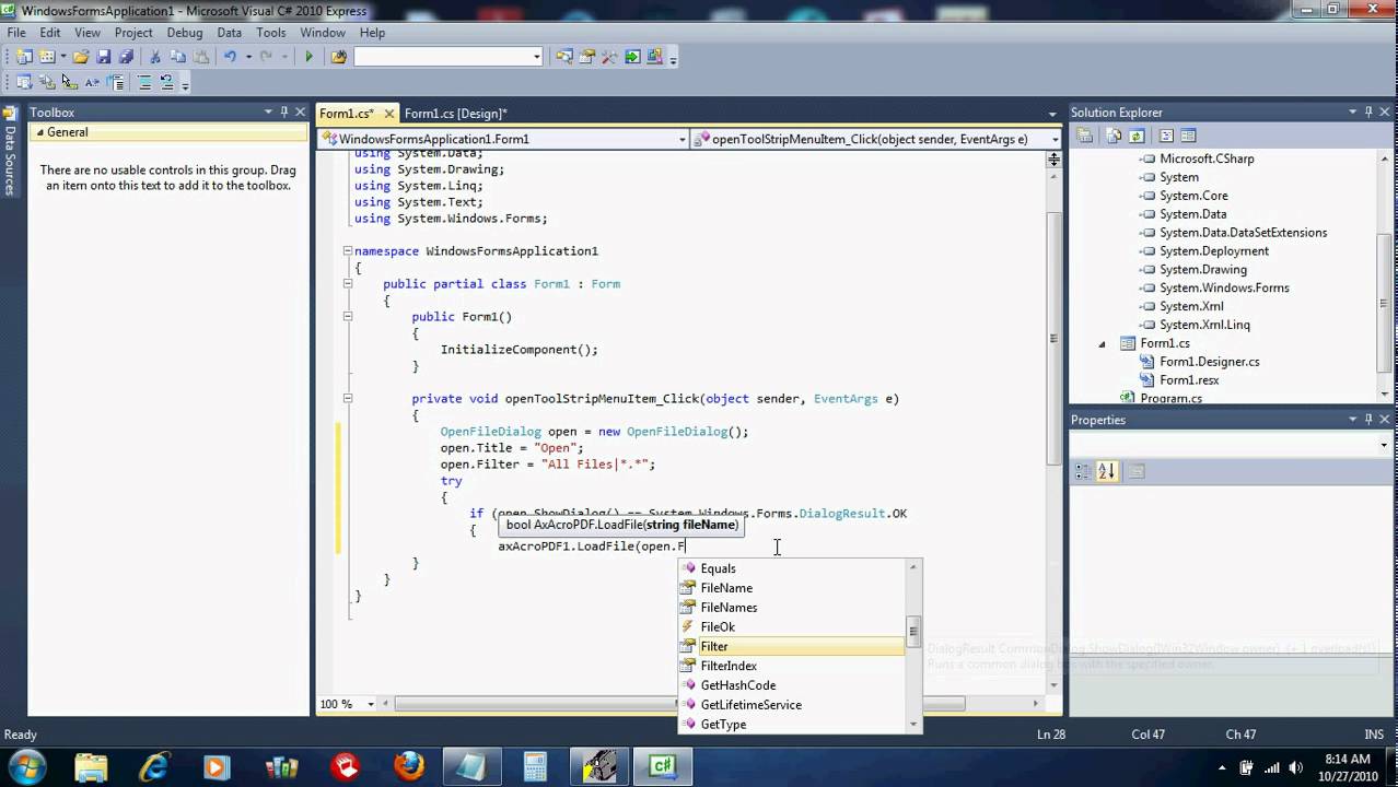 C Pdf Viewer Tutorial Youtube