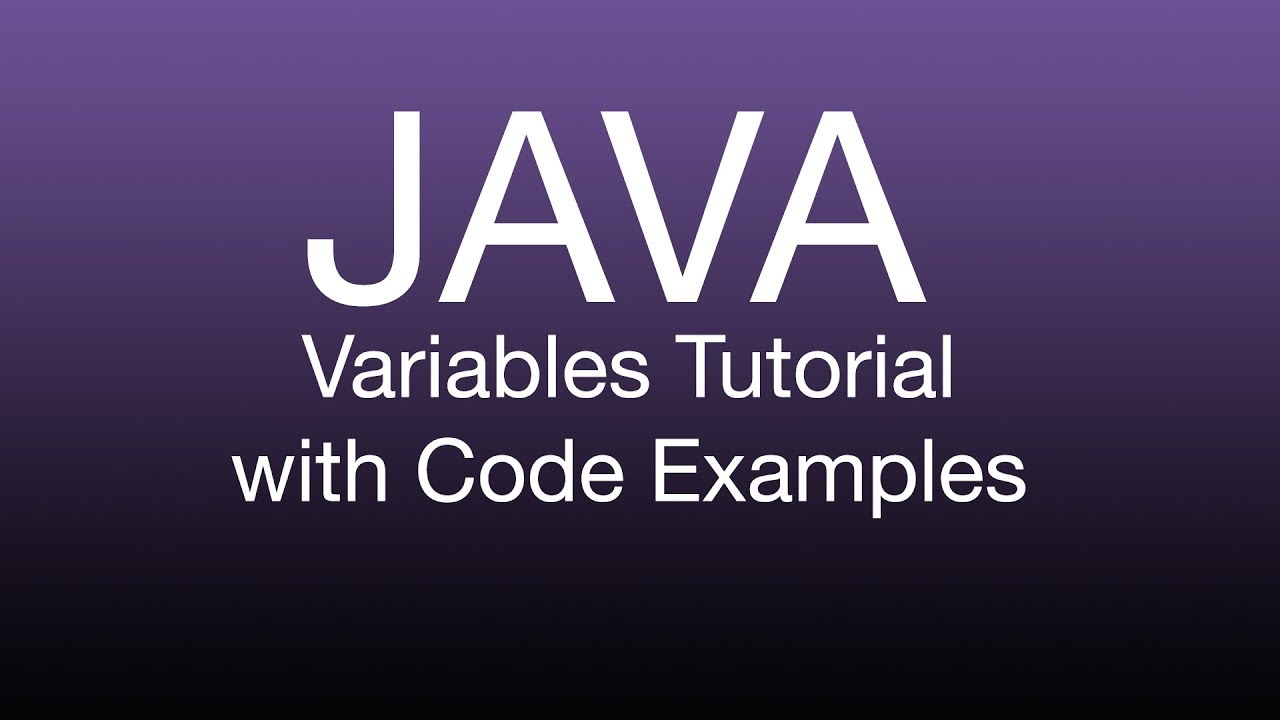 Java Class Variables Instance Variables Local Variables Parameters