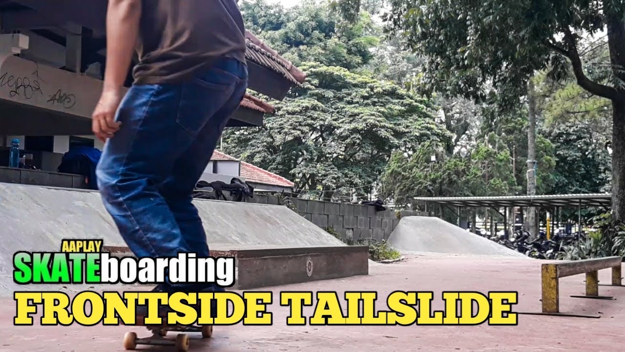 Frontside Tailslide Skate Support Skate Tutorial Youtube