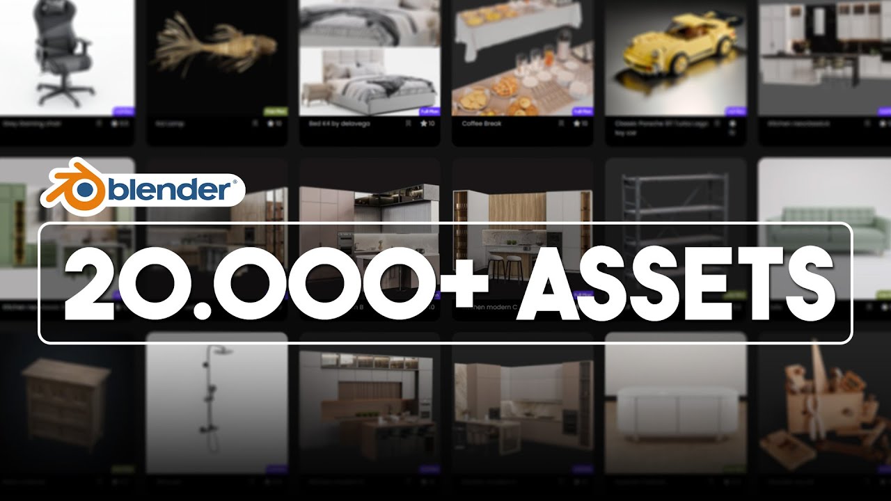 Blenderkit Vorstellung Blender Addon Youtube