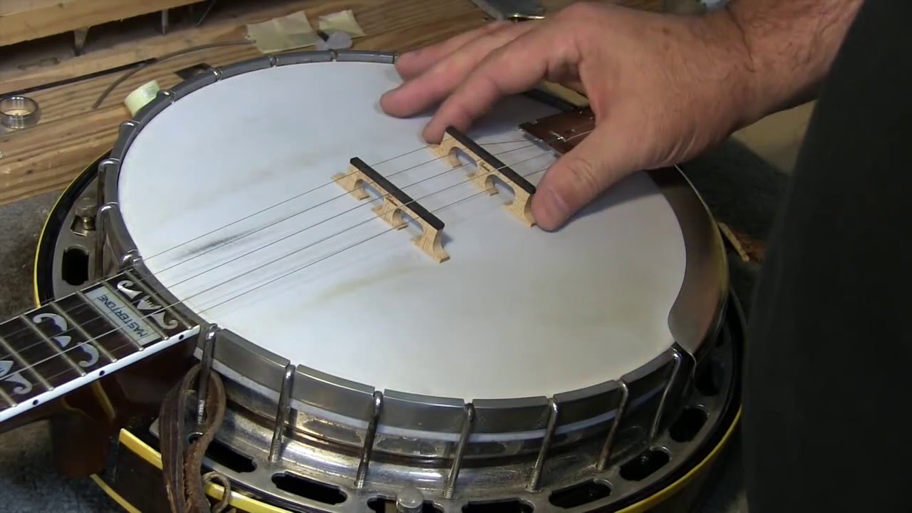 Replacing Or Changing A Banjo Bridge And Setting The Intonation By