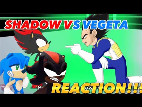 Sonic Shadow Reacts To Shadow Vs Vegeta Cartoon Beatbox Battles