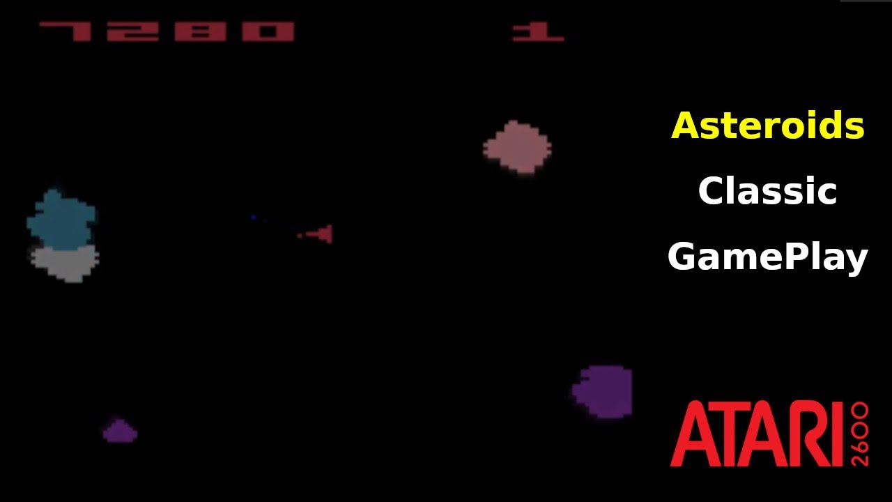 Asteroids Atari 2600 Classic Gameplay Youtube